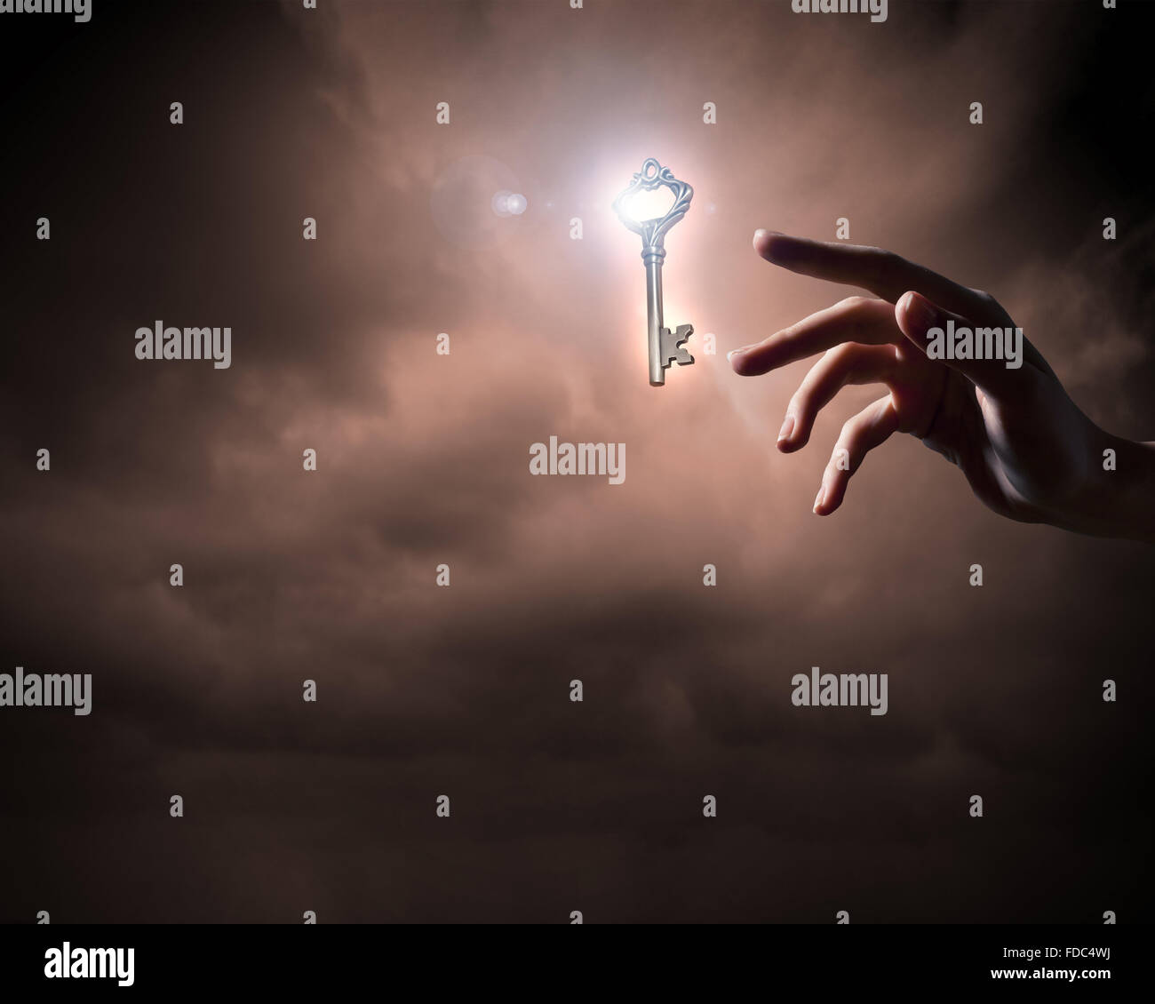 Hand touching brass door hi-res stock photography and images - Alamy