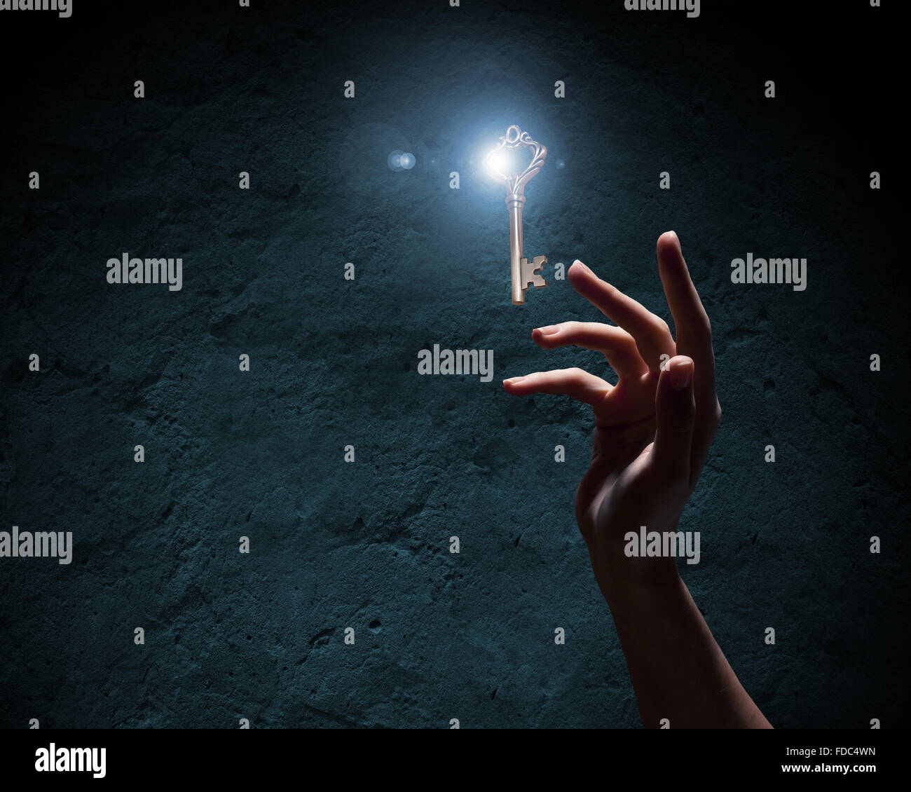 Hand touching brass door hi-res stock photography and images - Alamy