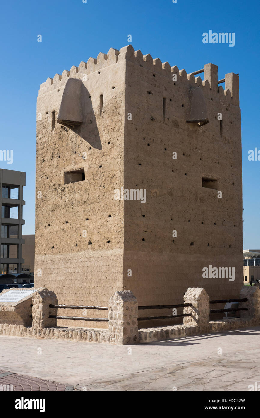 United Arab Emirates, Dubai, Shandagah watch tower Stock Photo - Alamy