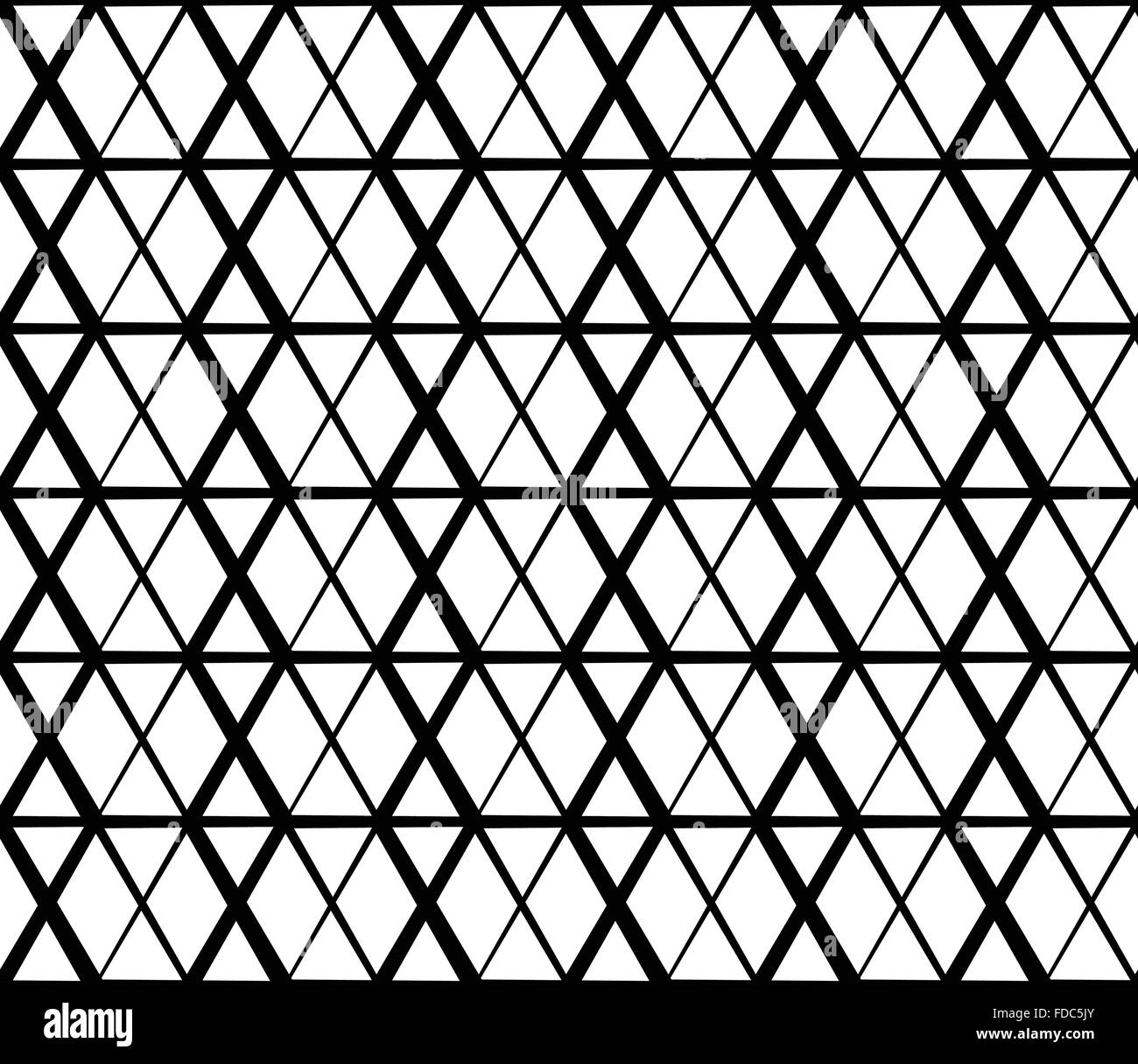 Seamlessly Repeatable Abstract Monochrome Grid Mesh Pattern Editable Vector Stock Vector