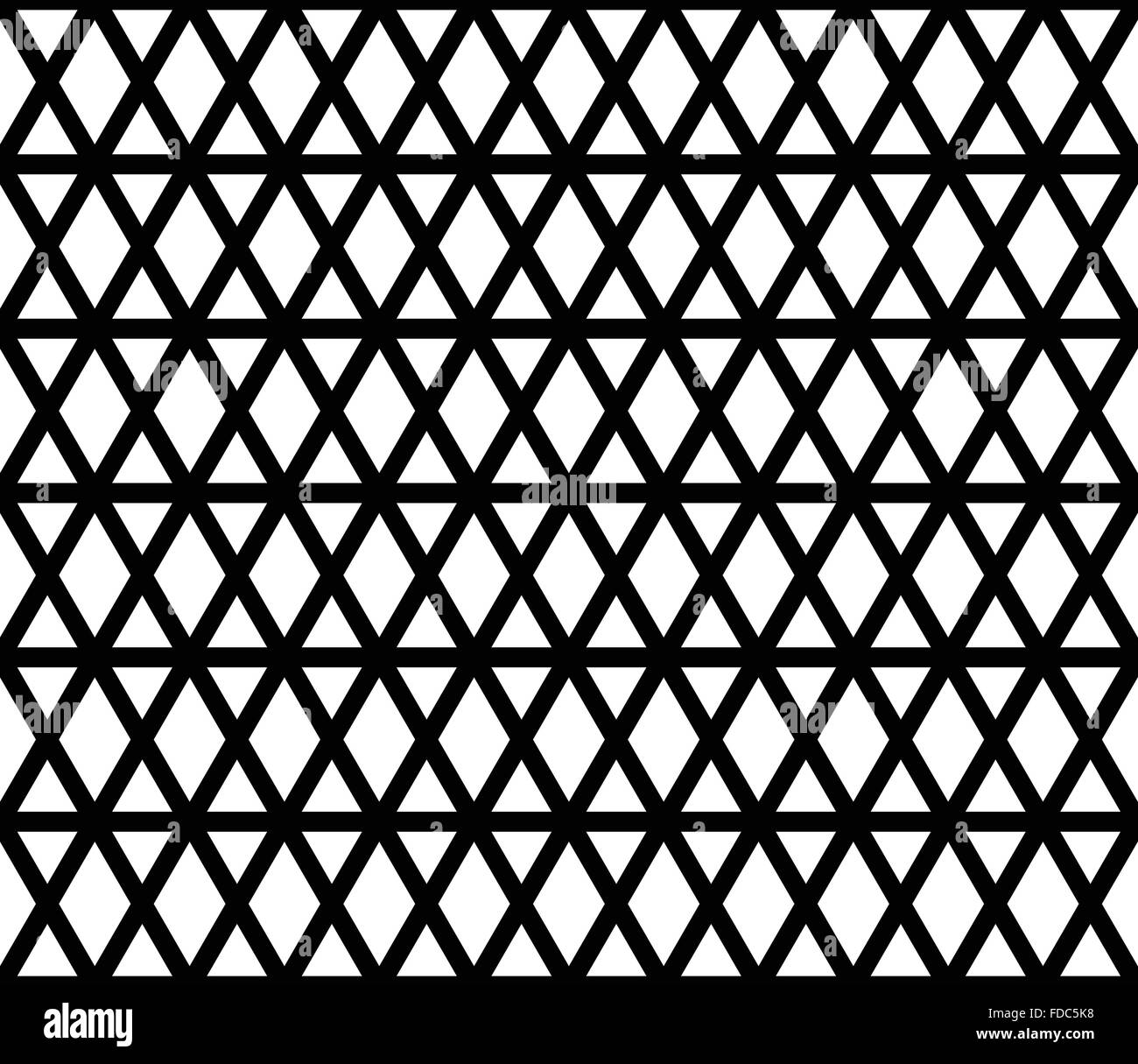 Seamlessly Repeatable Abstract Monochrome Grid Mesh Pattern Editable Vector Stock Vector