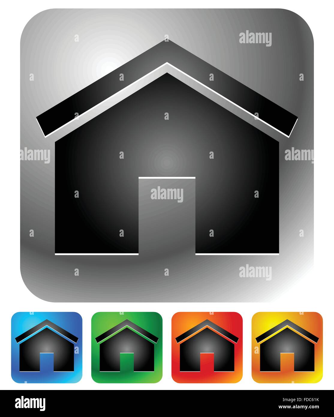 Colorful house walls Stock Vector Images - Alamy