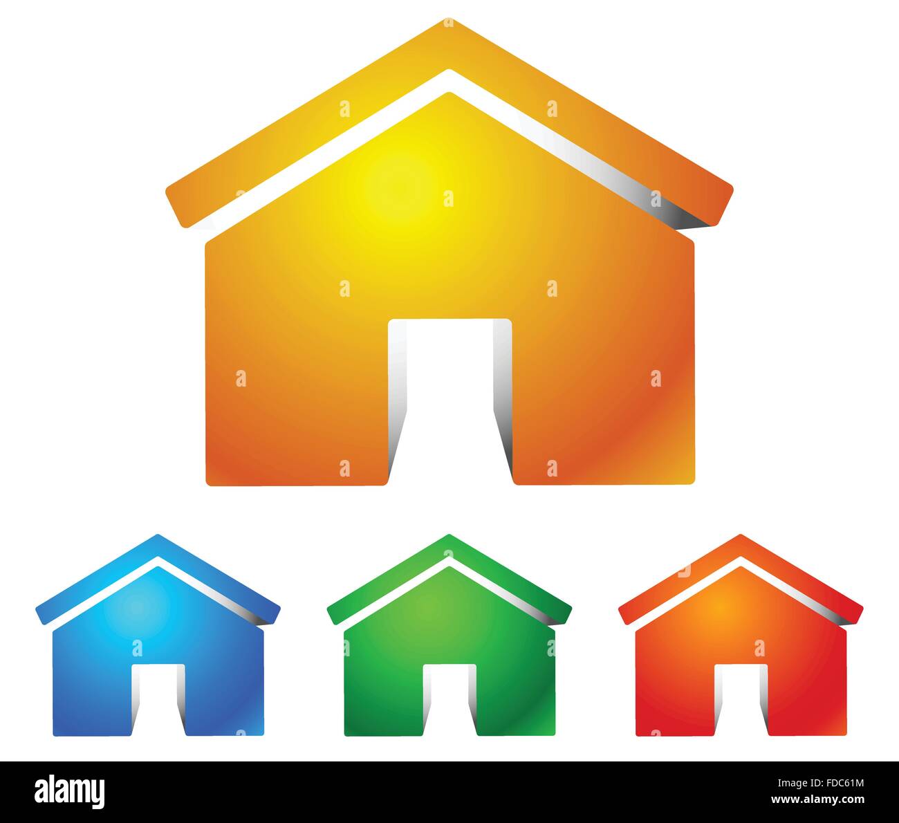 House icons - Home, apartment, rent, home, homepage or housing concepts ...