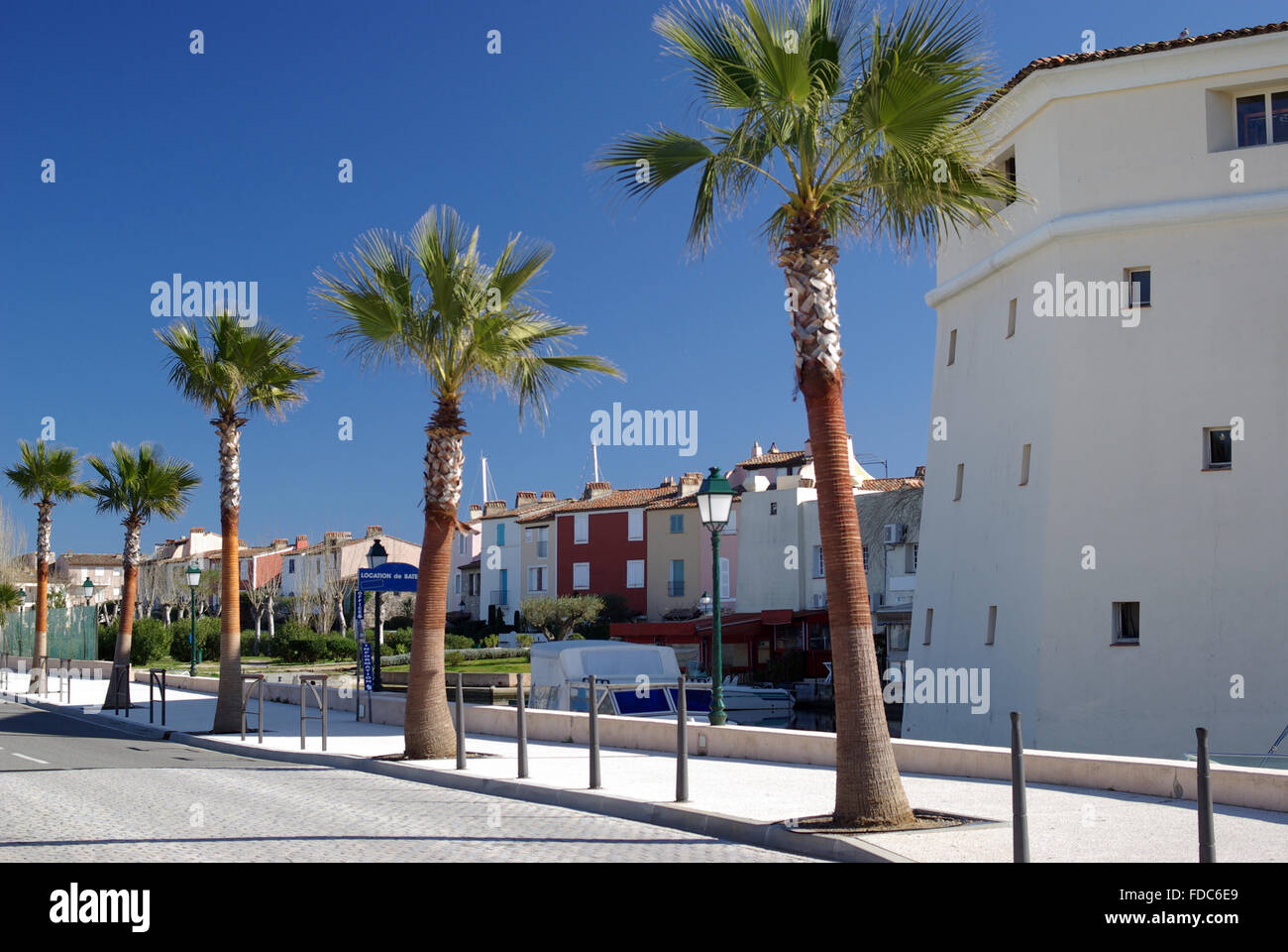 The lagoon town of Port Grimaud, France Stock Photo - Alamy