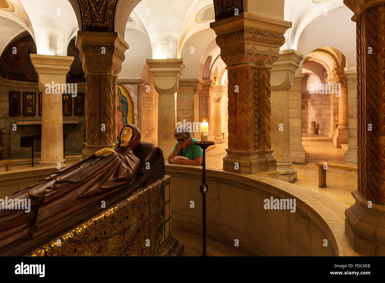 Statue virgin mary church israel hi-res stock photography and images ...