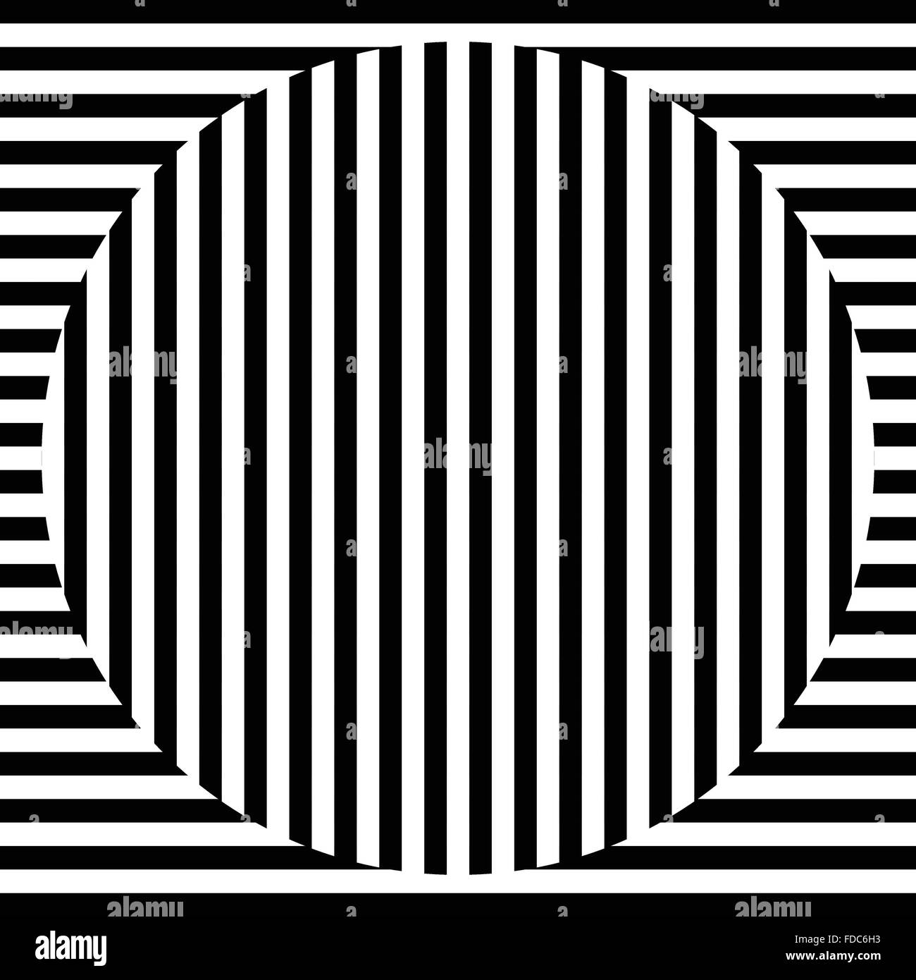 Contrasty abstract image with lined texture. Vector art Stock Vector ...