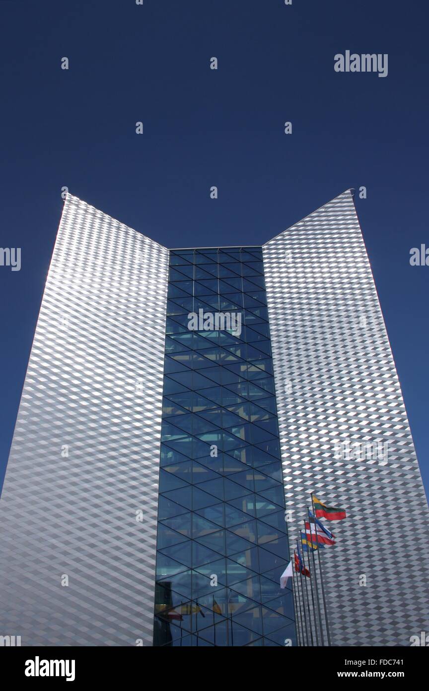 The modern high-rise building. Lithuania, Vilnius Stock Photo - Alamy