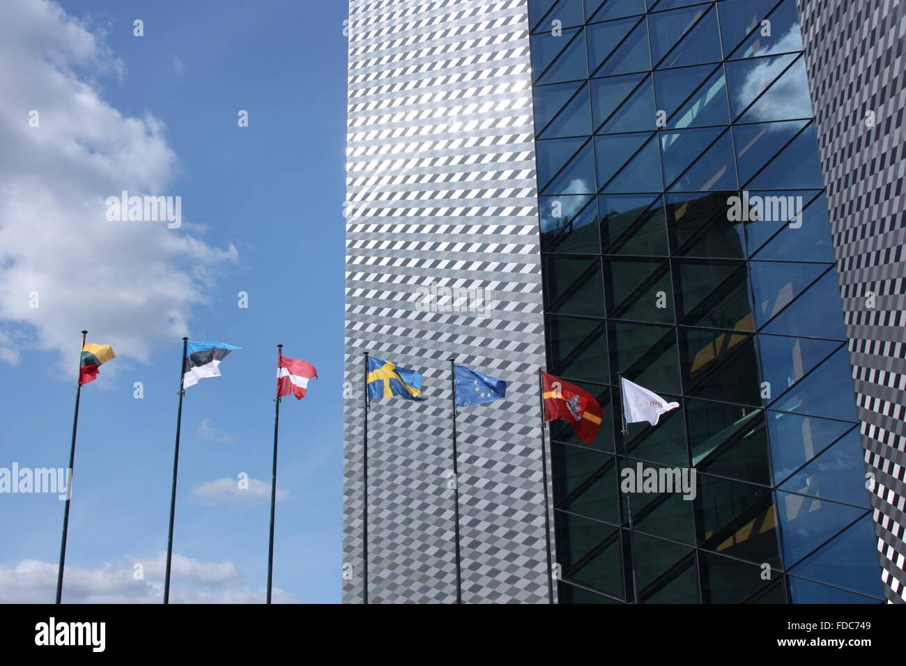 The modern high-rise building. Lithuania, Vilnius Stock Photo - Alamy