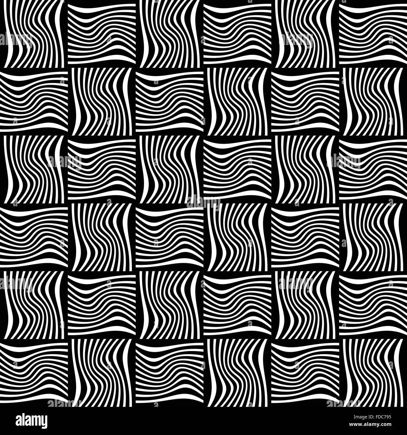 Abstract monochrome background with lined squares. Repeatable pattern ...