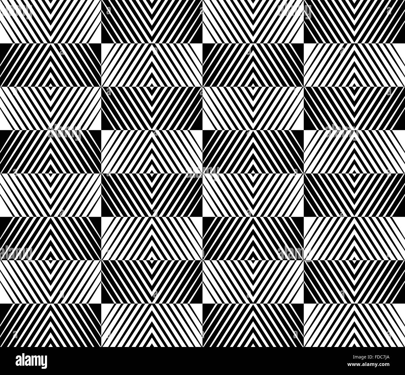 Monochrome, seamlessly repeatable pattern, abstract black and white ...