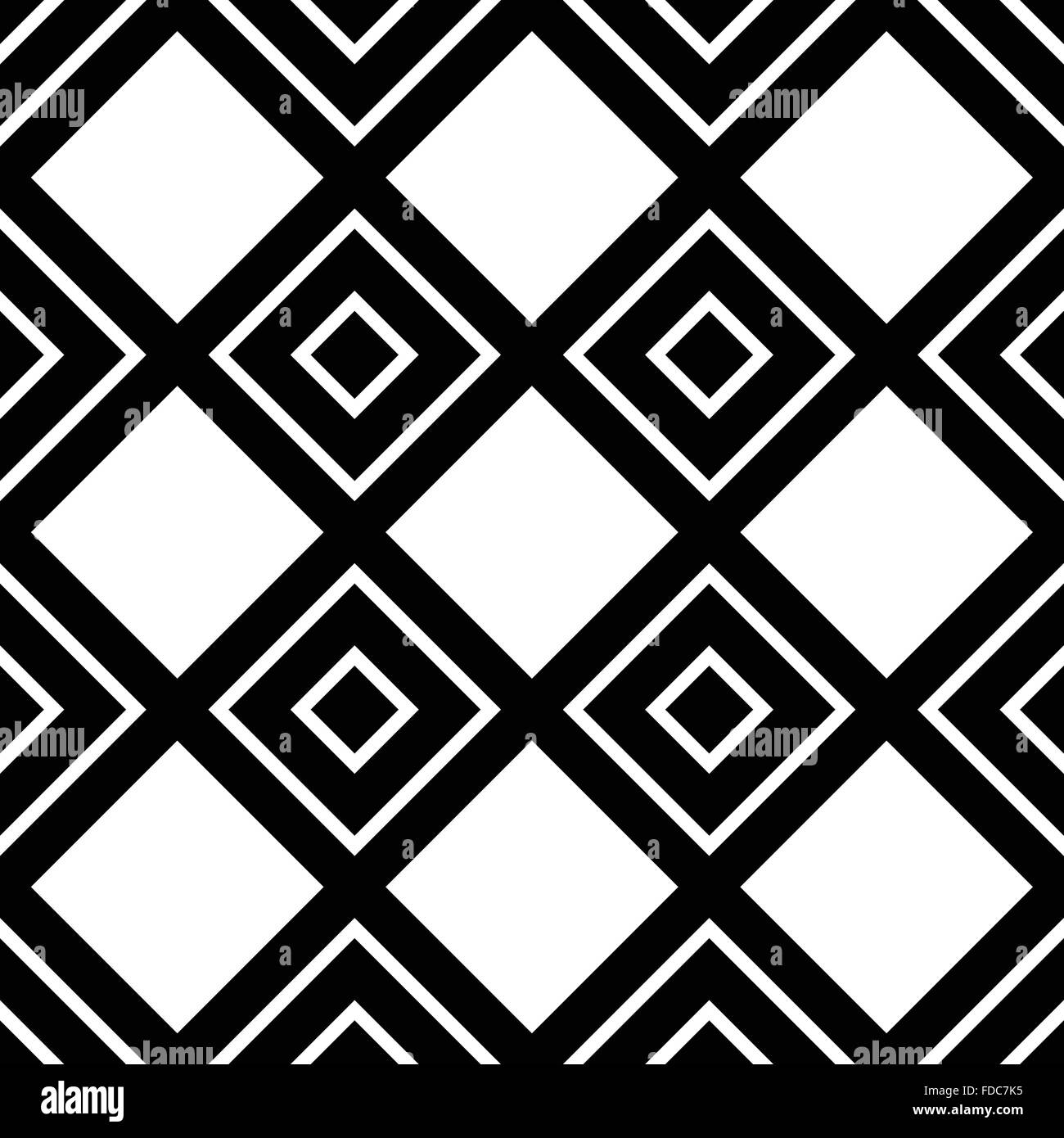 Monochrome pattern with square shapes. Seamlessly repeatable Stock ...