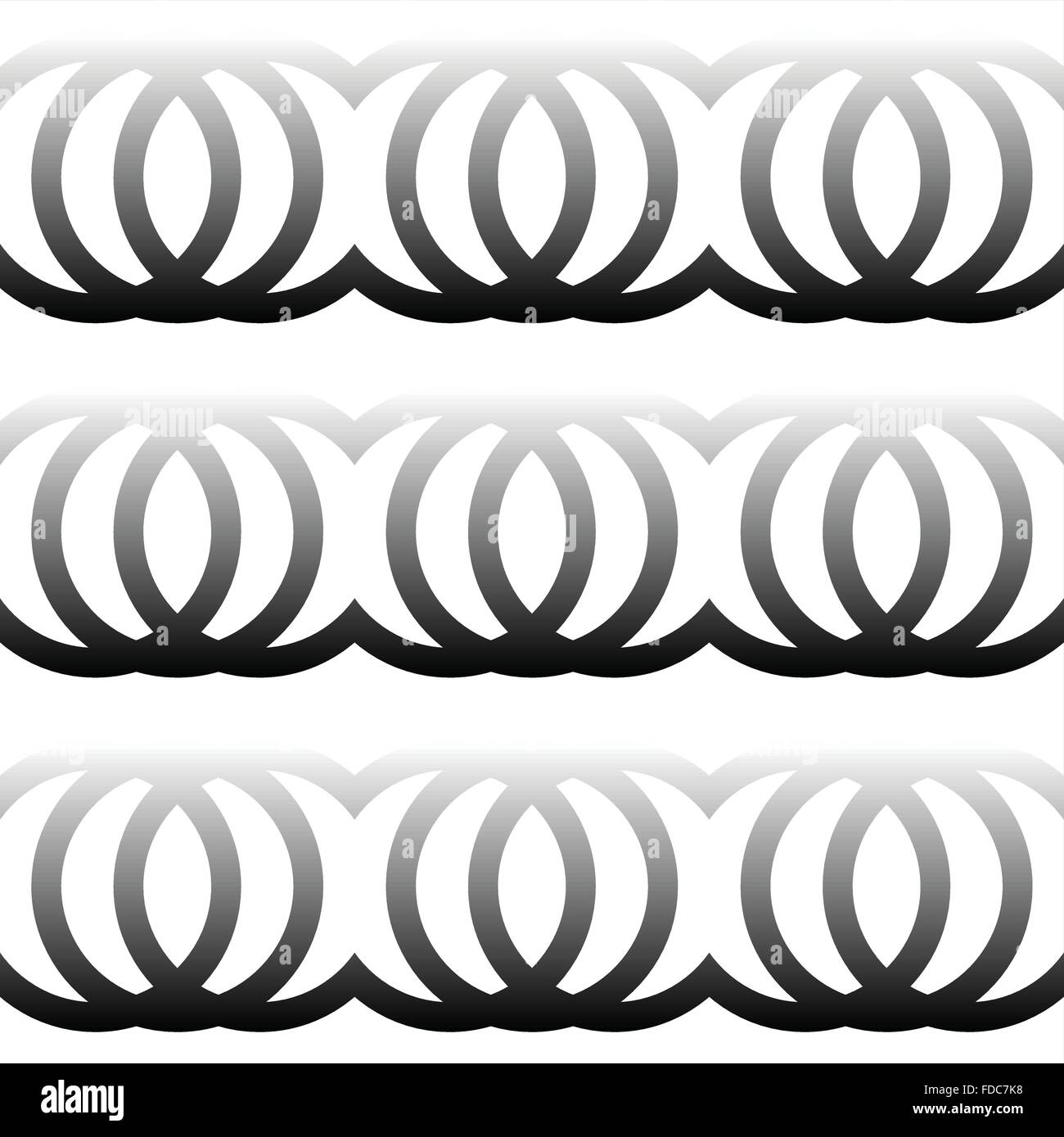 Interlocking shapes Black and White Stock Photos & Images - Alamy