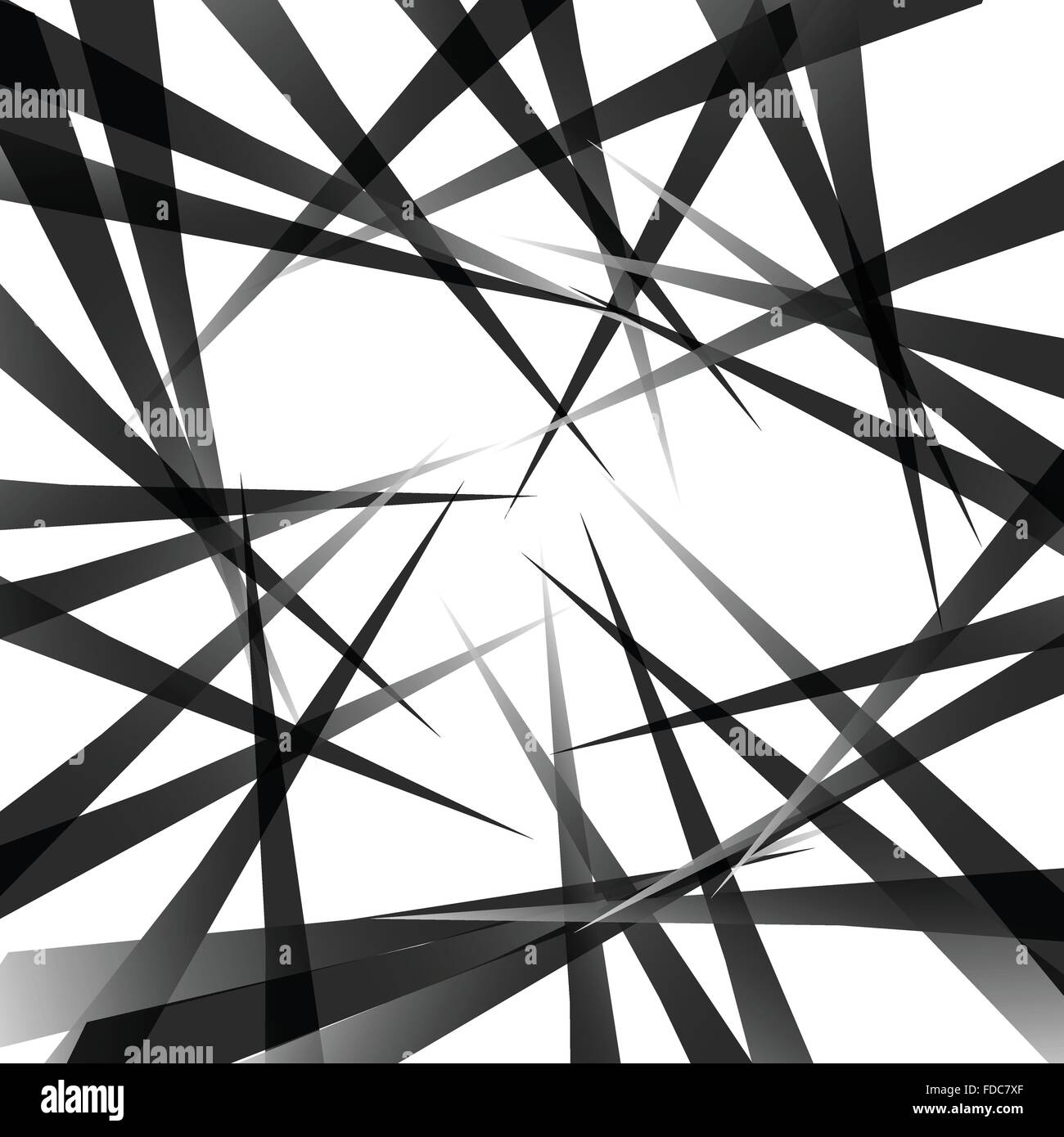 Random pointed lines. Edgy, grayscale background, pattern. Vector art ...