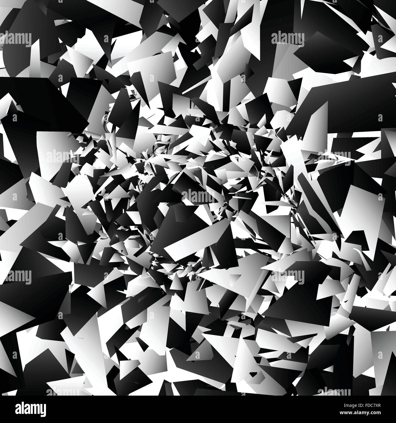 Abstract background with scattered random overlapping shapes. Edgy ...