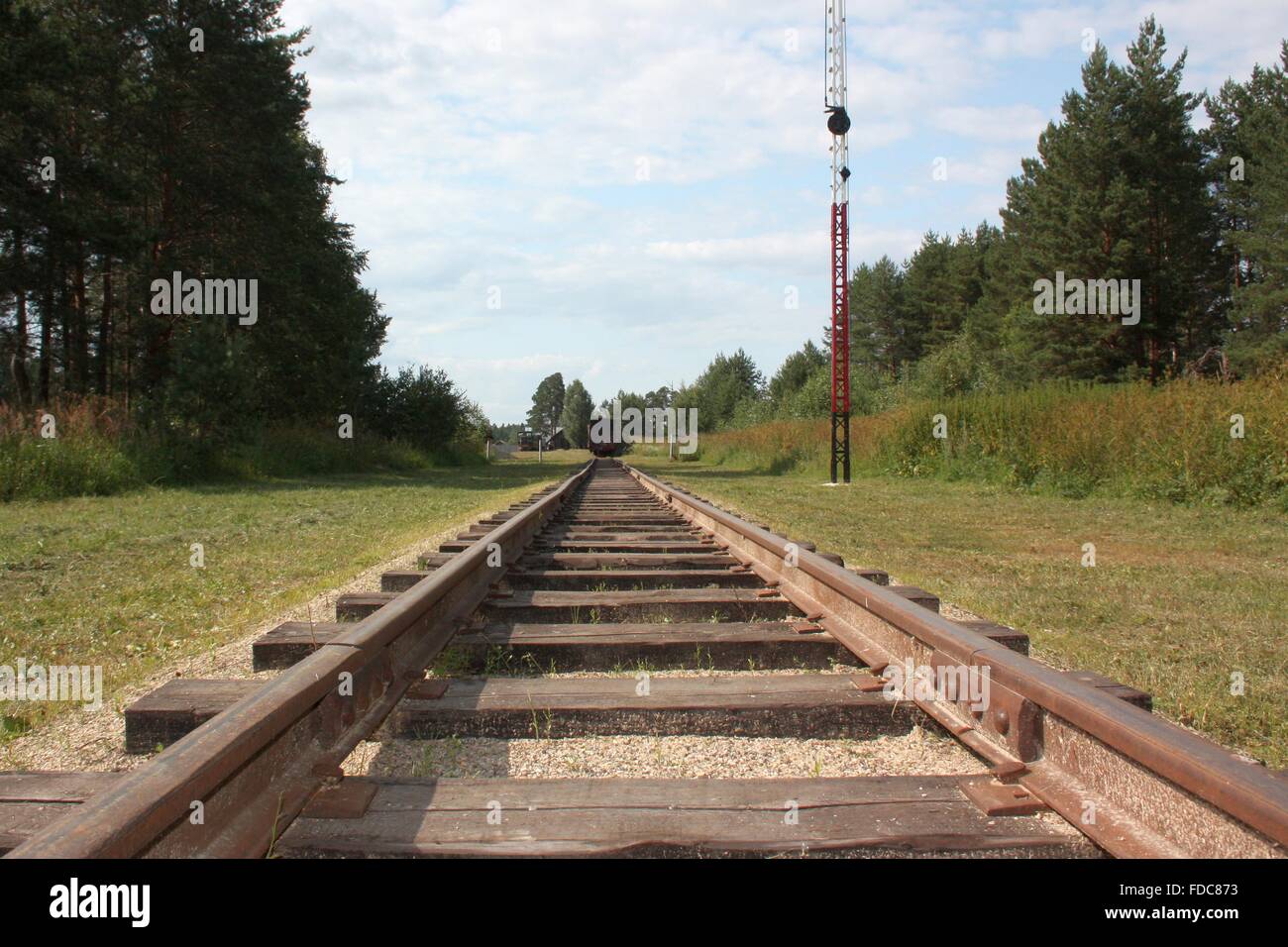 Narrow Gauge Railroad Stock Photo - Alamy