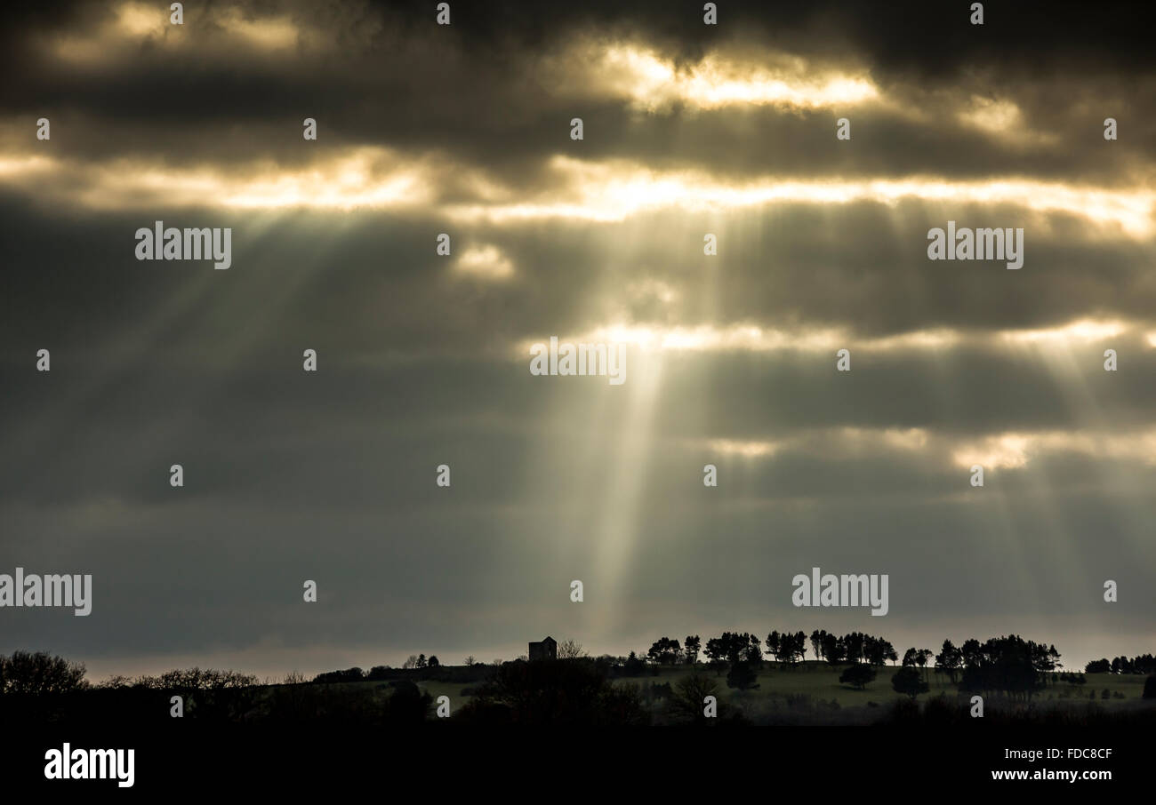 Sunrays over hi-res stock photography and images - Alamy