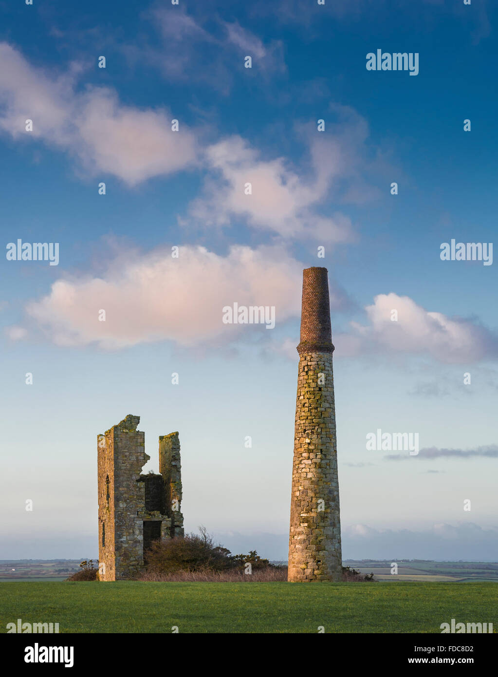 Engine House, Coombe Cornwall, UK Stock Photo - Alamy