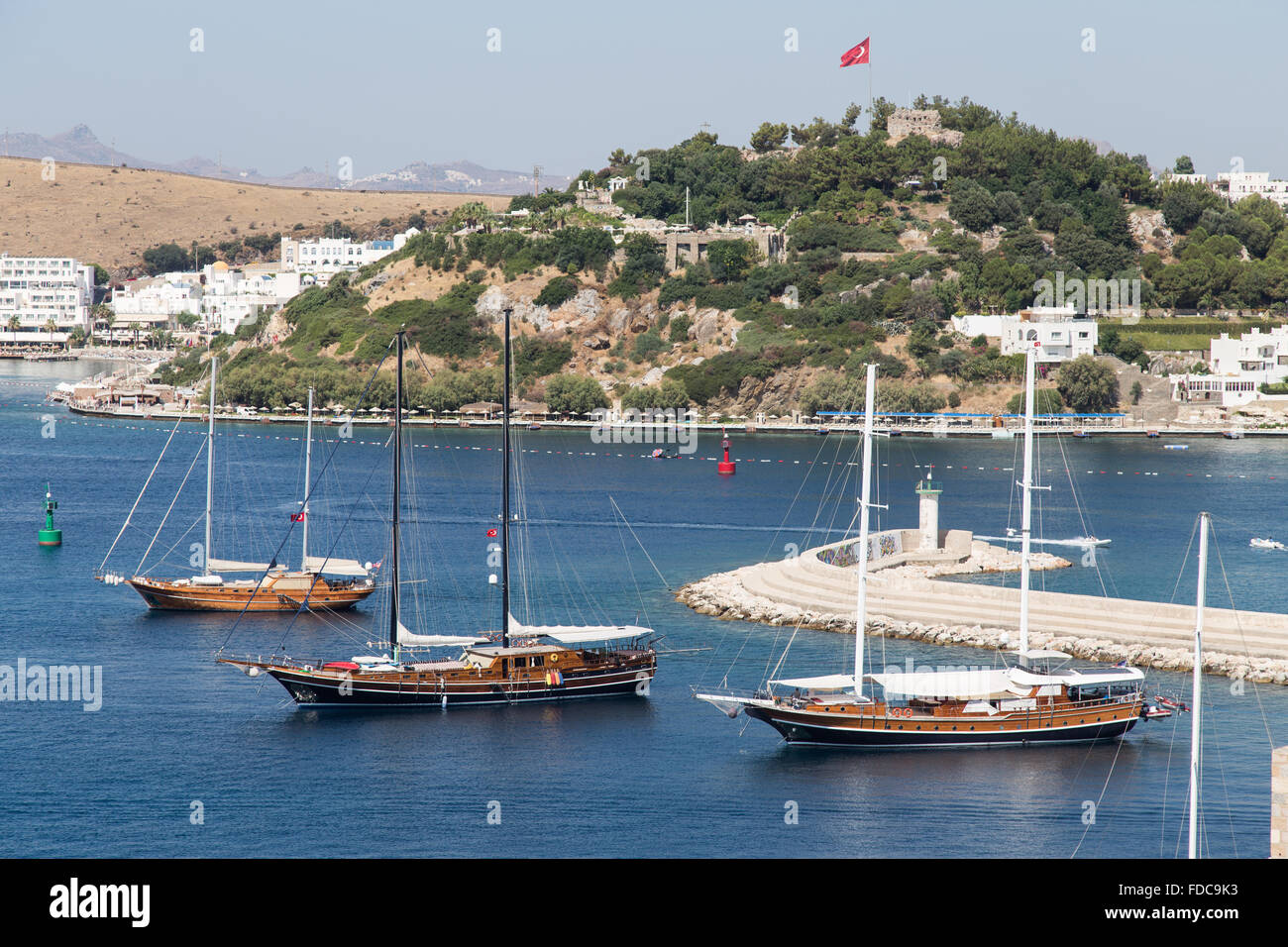 Bodrum Town in Mugla City, Aegean Turkey Stock Photo - Alamy