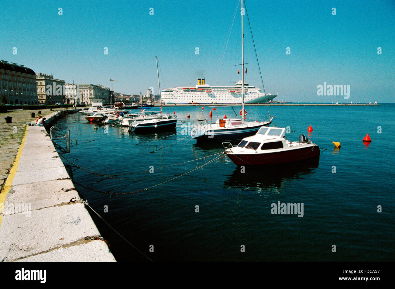 Trieste cruise harbour hi-res stock photography and images - Alamy