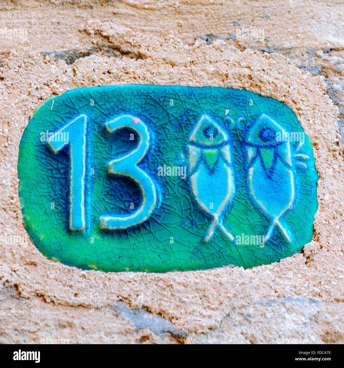 Sign number 13 hi-res stock photography and images - Alamy