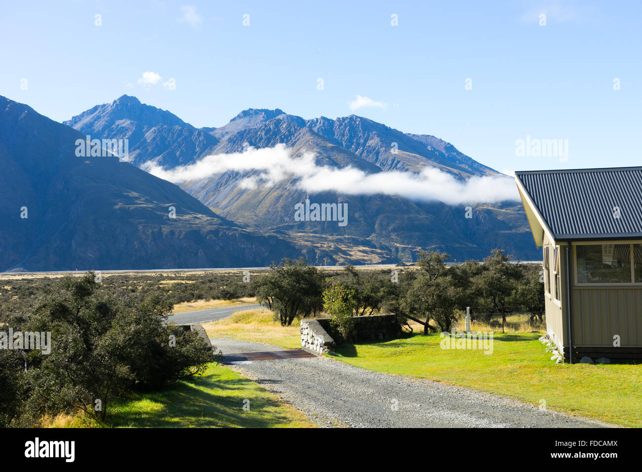 Beautiful natural landscape of mountains of New Zealand Stock Photo - Alamy