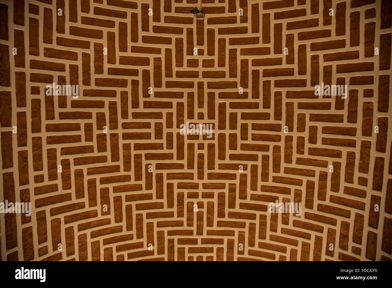 patterned brick ceiling Stock Photo - Alamy