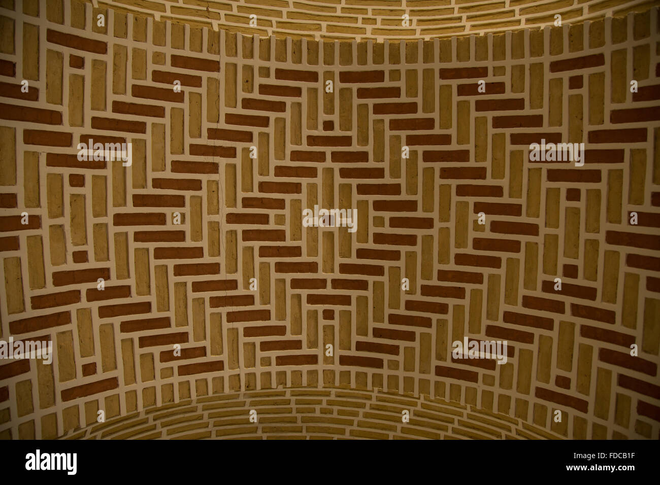 patterned brick ceiling Stock Photo - Alamy