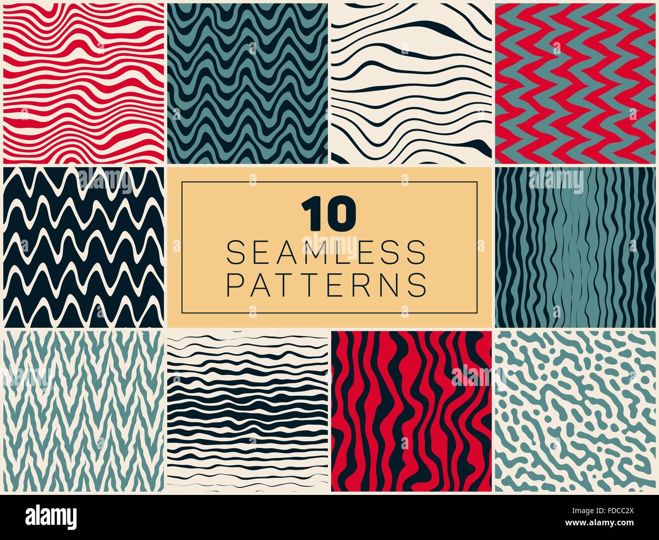 Ten patterns hi-res stock photography and images - Alamy