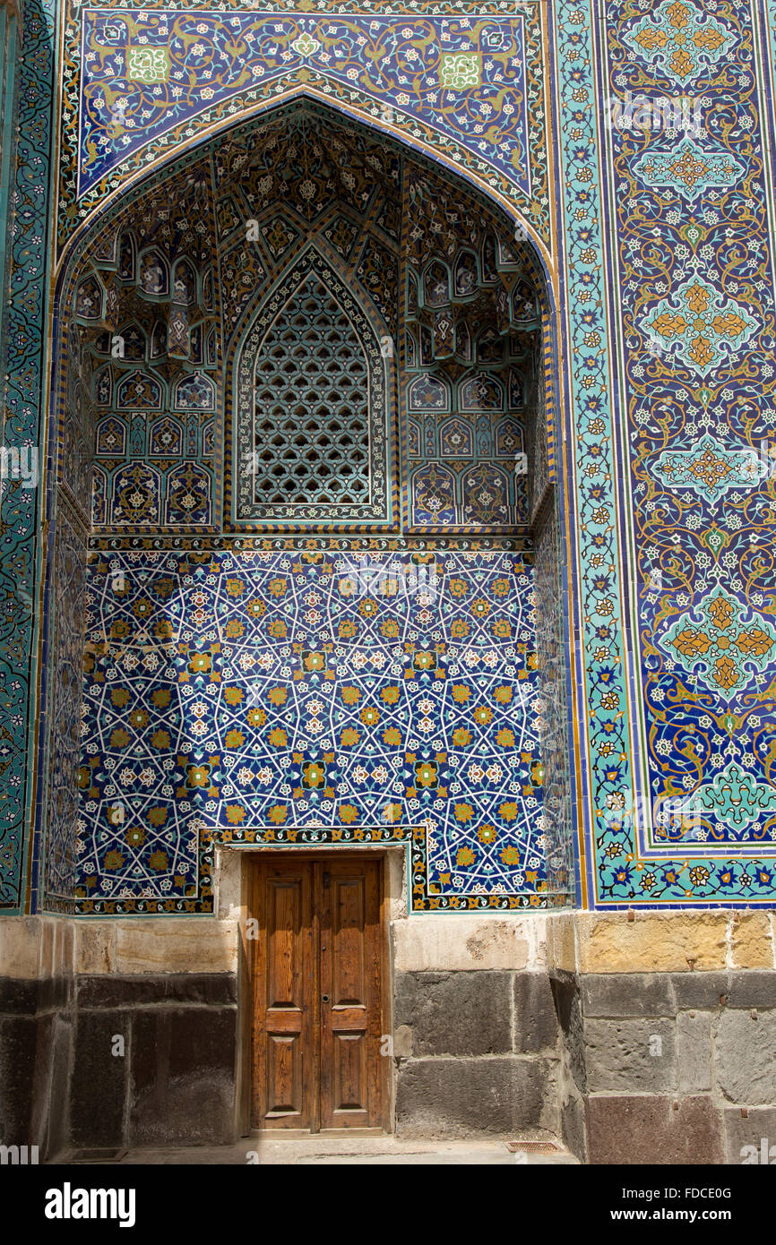 the tile decorated mosque/tomb of Sheikh Safi Stock Photo - Alamy