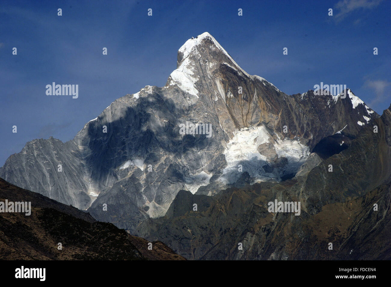Sichuan Province Siguniang Mountain Stock Photo - Alamy