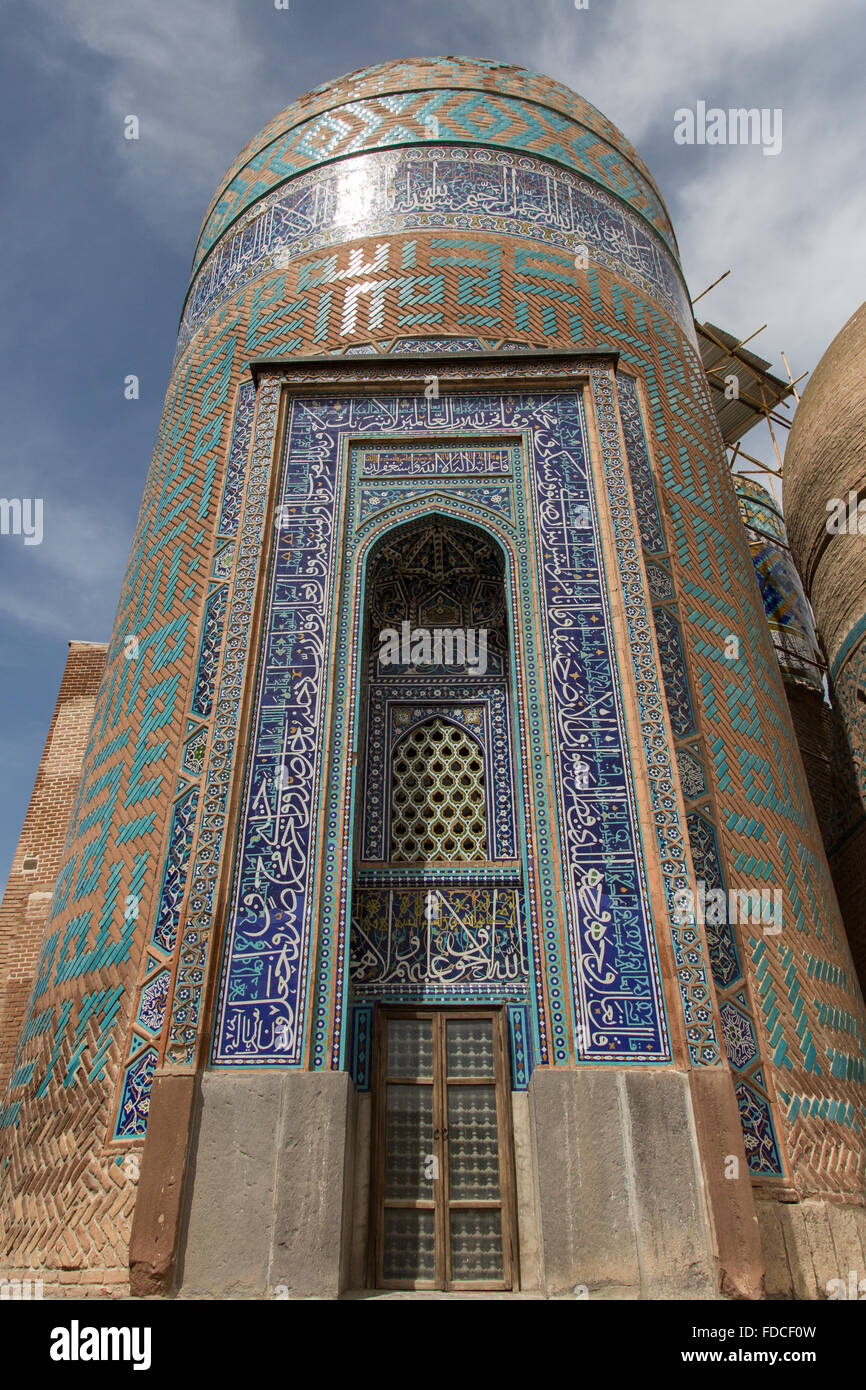 the tile decorated mosque/tomb of Sheikh Safi Stock Photo - Alamy