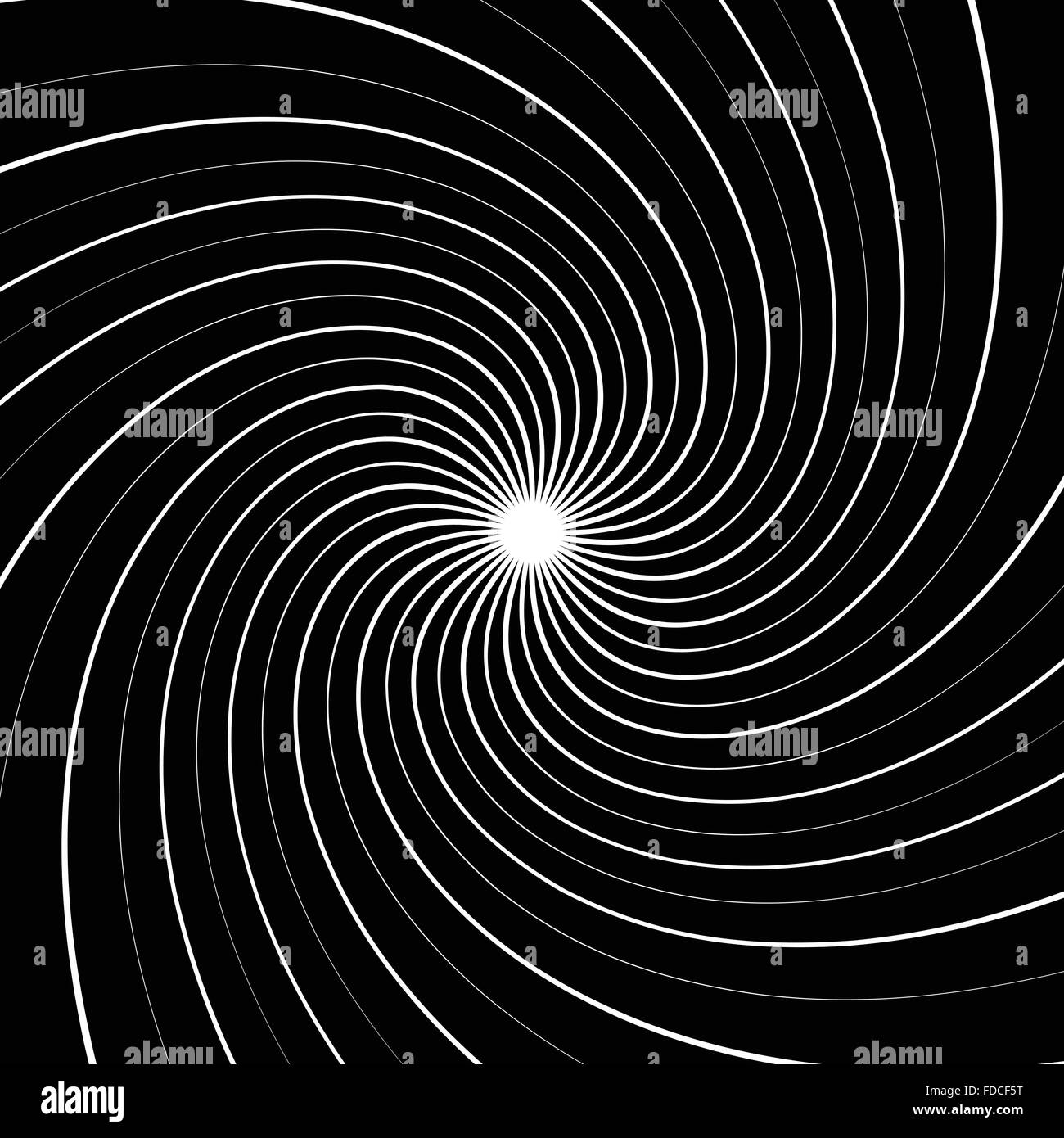 Abstract spiral, vortex background with thin, radiating lines ...