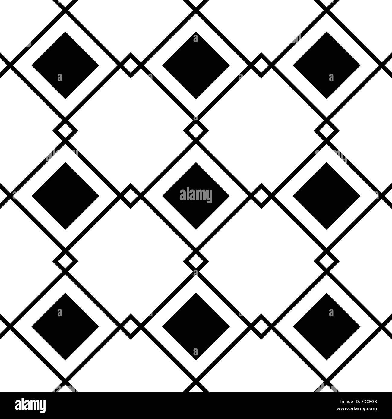 Square pattern. Seamlessly repeatable monochrome background with square ...