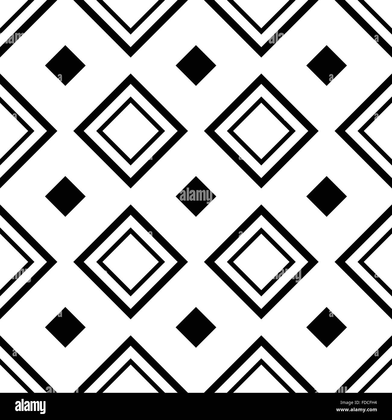 Square Pattern Seamlessly Repeatable Monochrome Background With Square