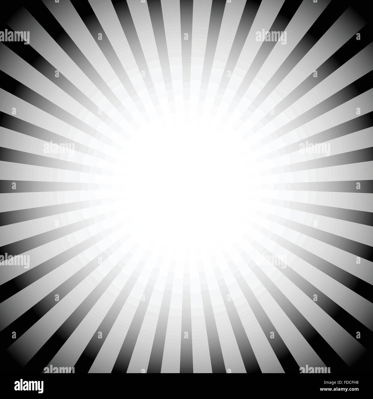 Starburst, sunburst background. Converging, radiating lines abstract ...