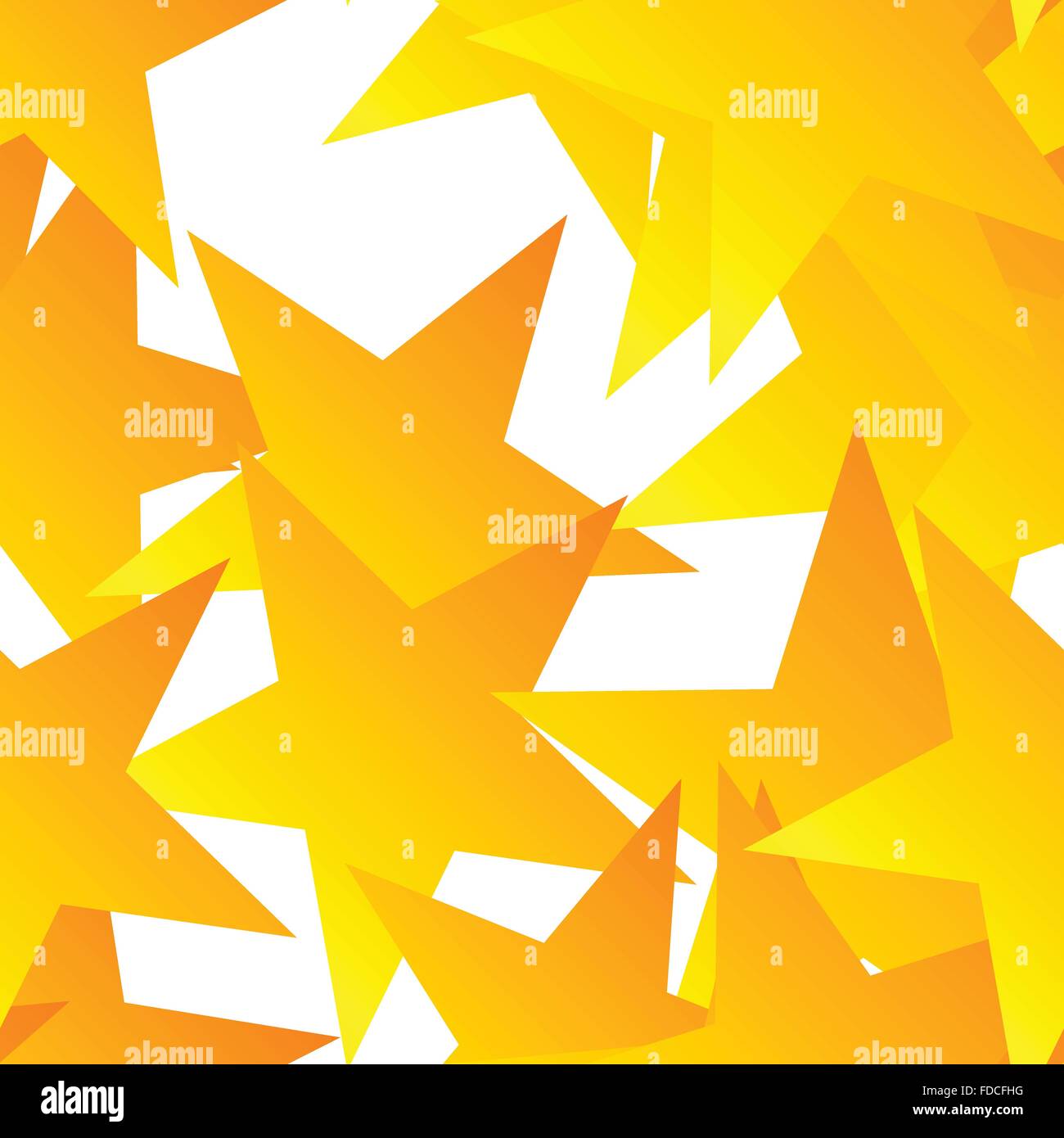 Scattered, orange stars seamless pattern. Vector illustration Stock ...