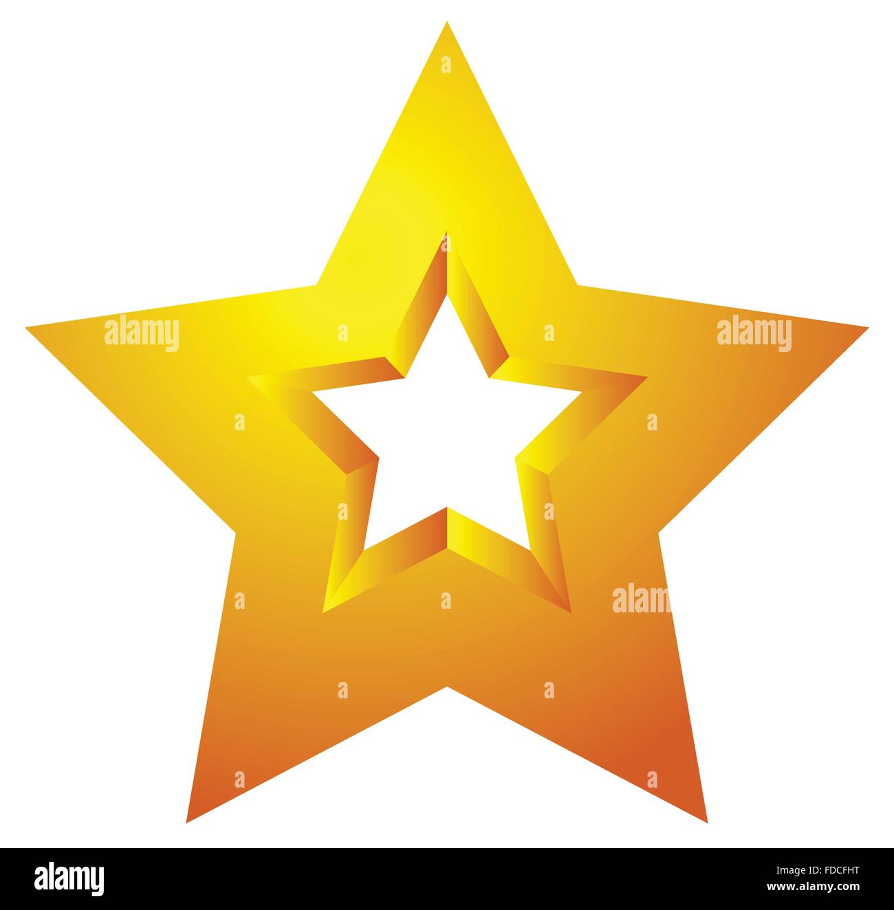 Star shape isolated on white. Vector illustration Stock Vector Image ...