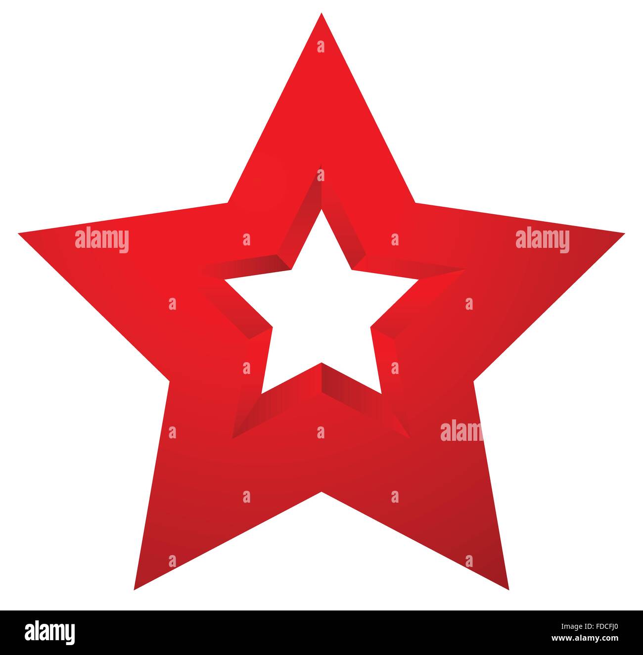 Star shape isolated on white. Vector illustration Stock Vector Image ...