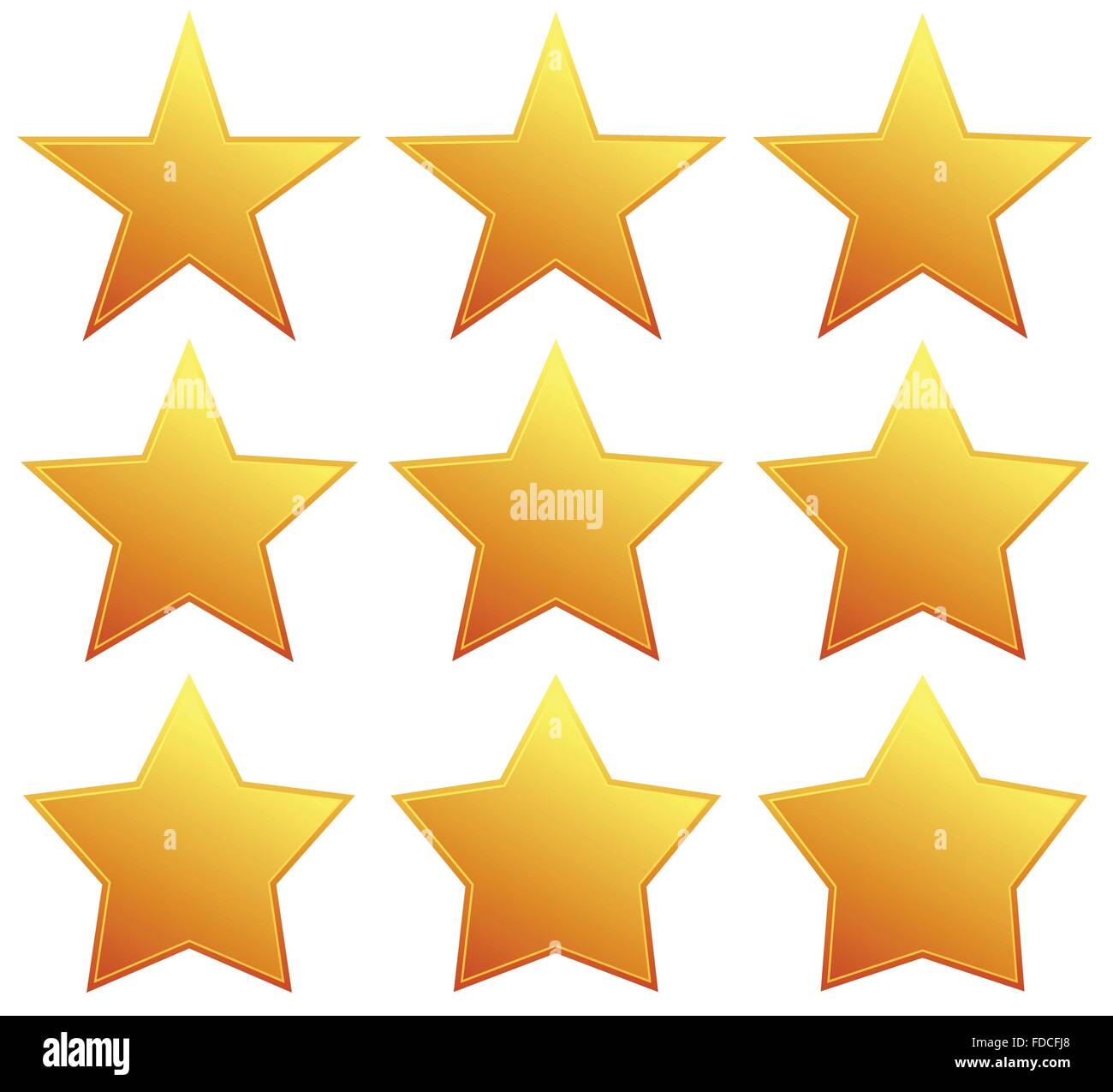 Star shape isolated on white. Vector illustration Stock Vector Image ...