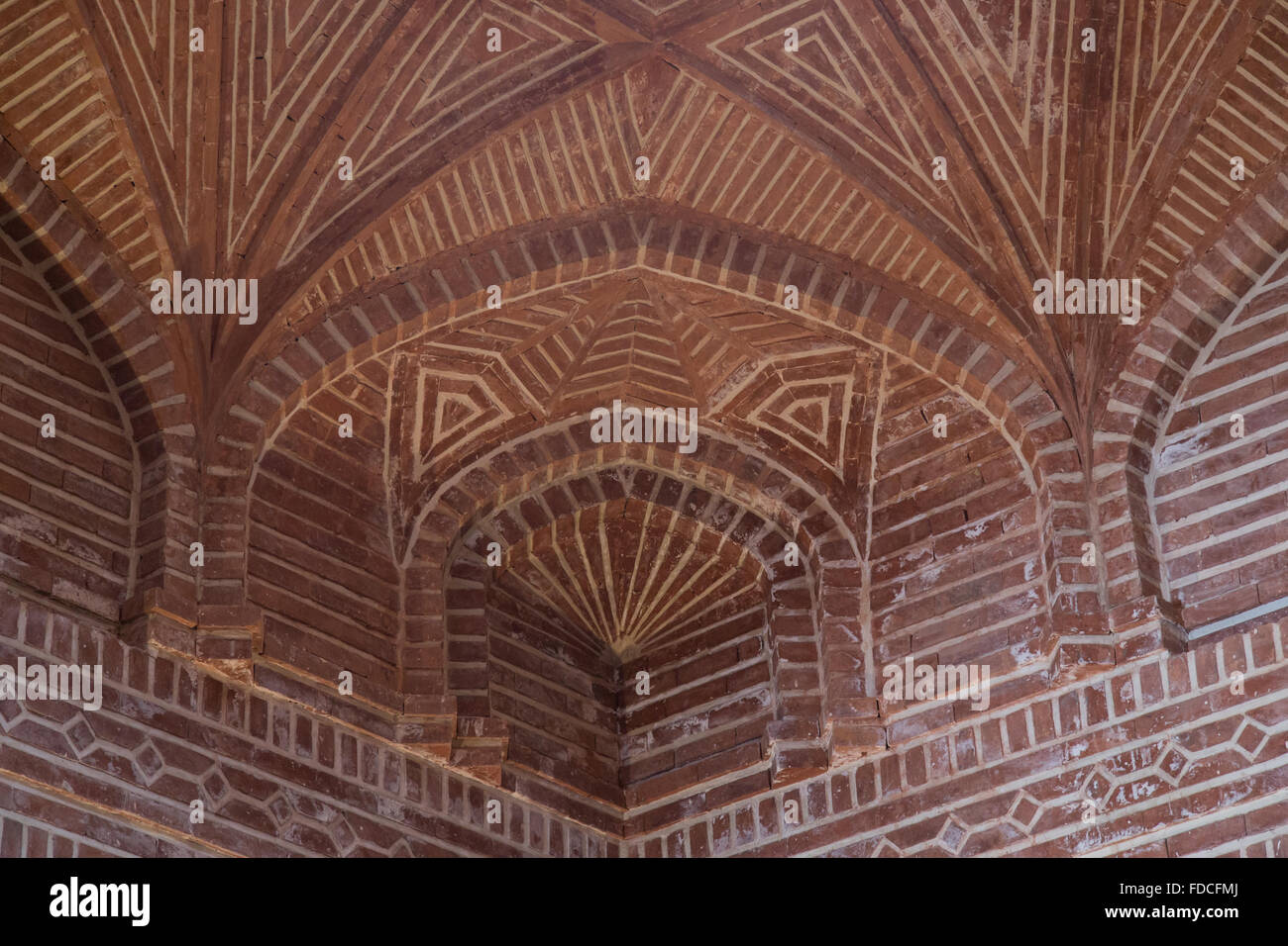 brick patterned ceiling Stock Photo - Alamy