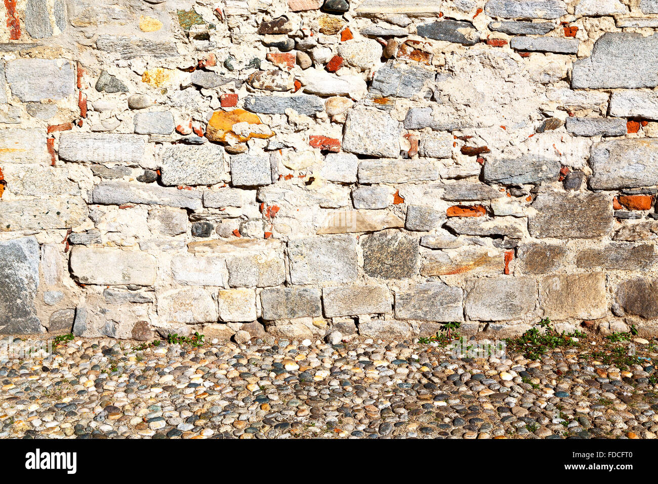 step brick in greece old wall and texture material the background Stock ...