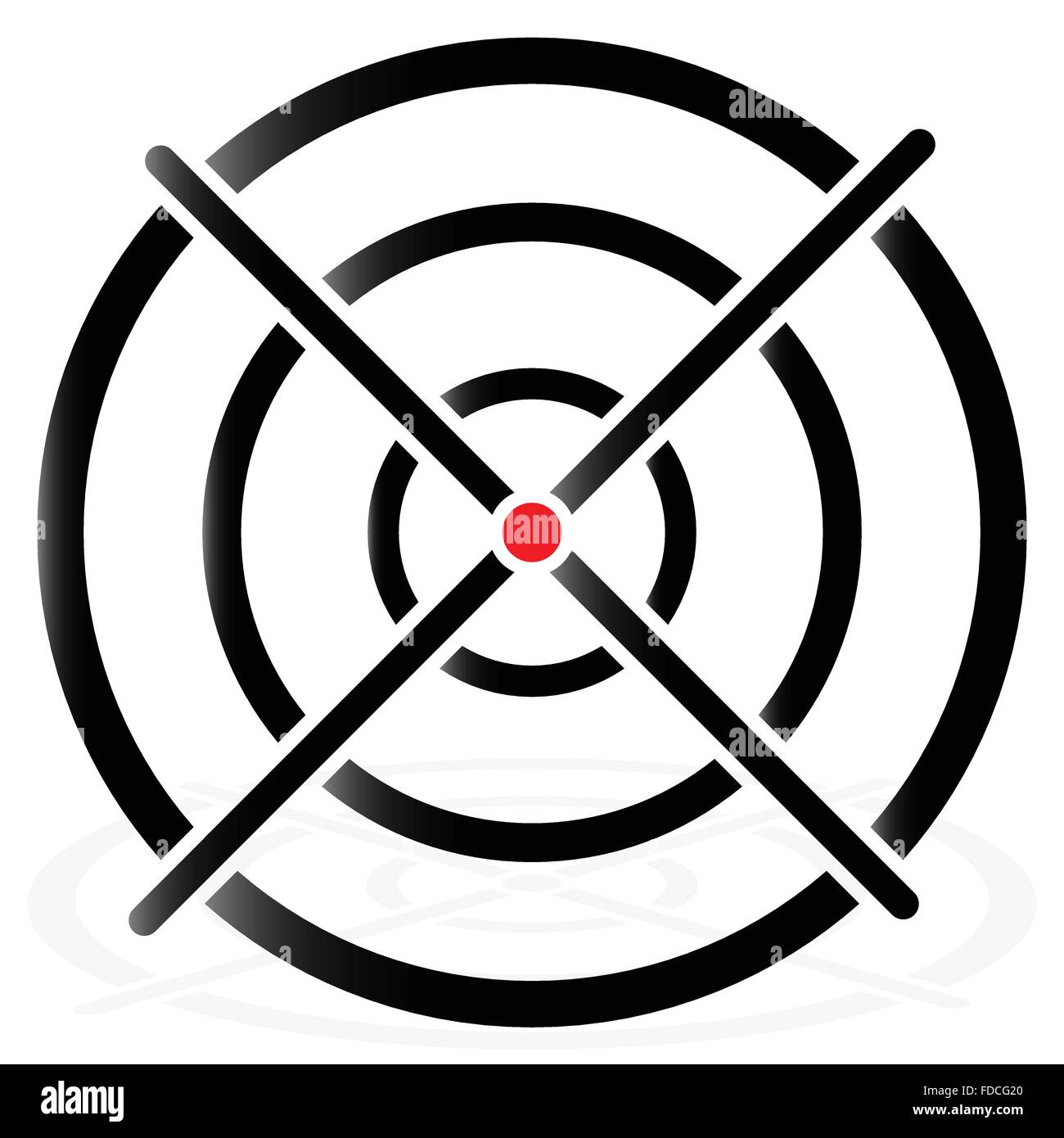 Cross hair, target mark, Circular reticle vector illustration Stock Vector Image & Art - Alamy