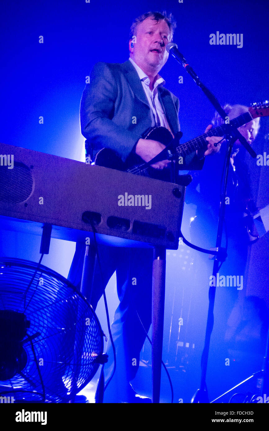 The pop group Squeeze performing live at Lewes Town Hall Stock Photo ...