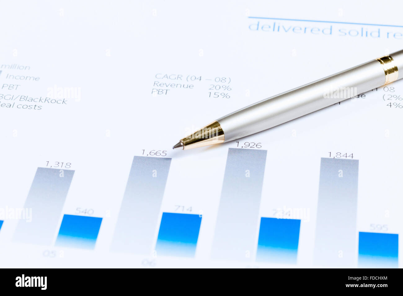 Papers graphs hi-res stock photography and images - Alamy