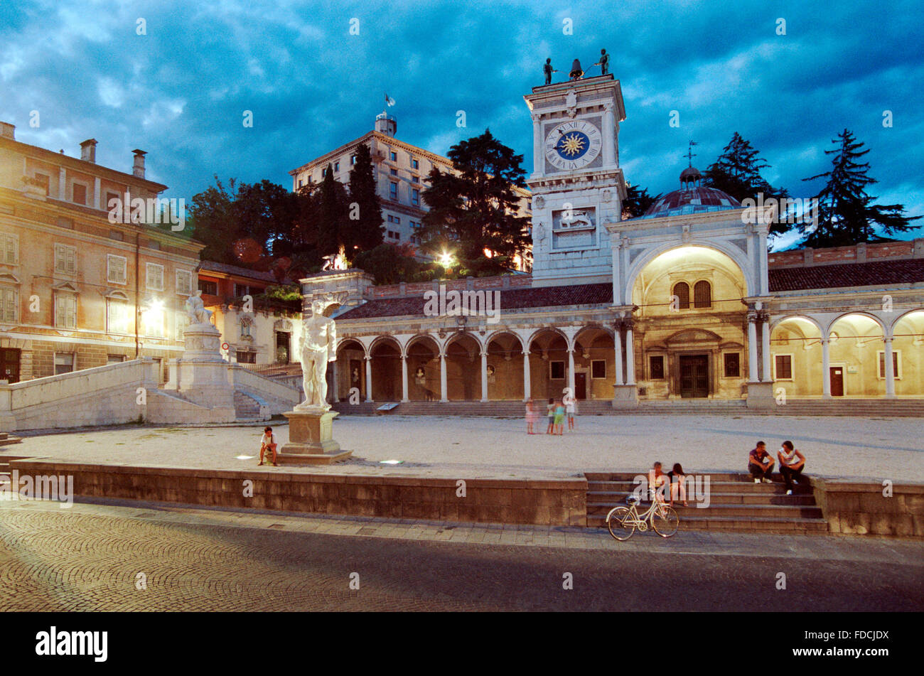 Italy, Friuli Venezia Giulia, Udine, Piazza della Libertà, Square ...