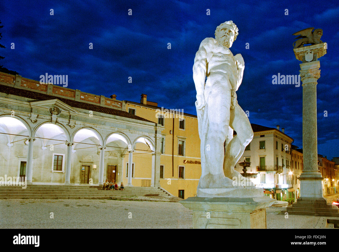 Italy, Friuli Venezia Giulia, Udine, Piazza della Libertà, Square ...