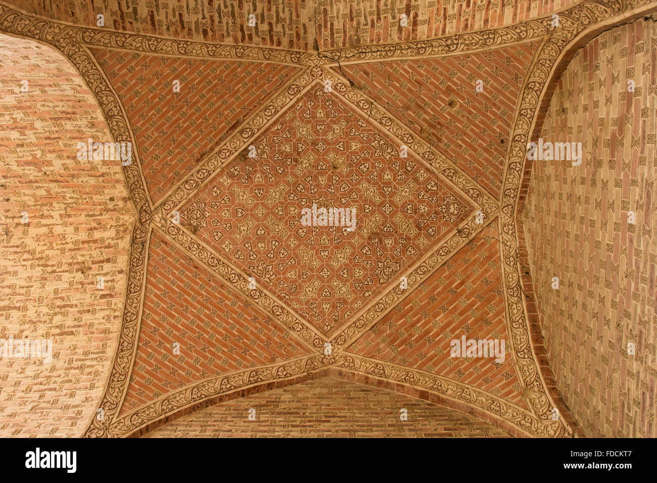 decorative brick ceiling patterns Stock Photo - Alamy