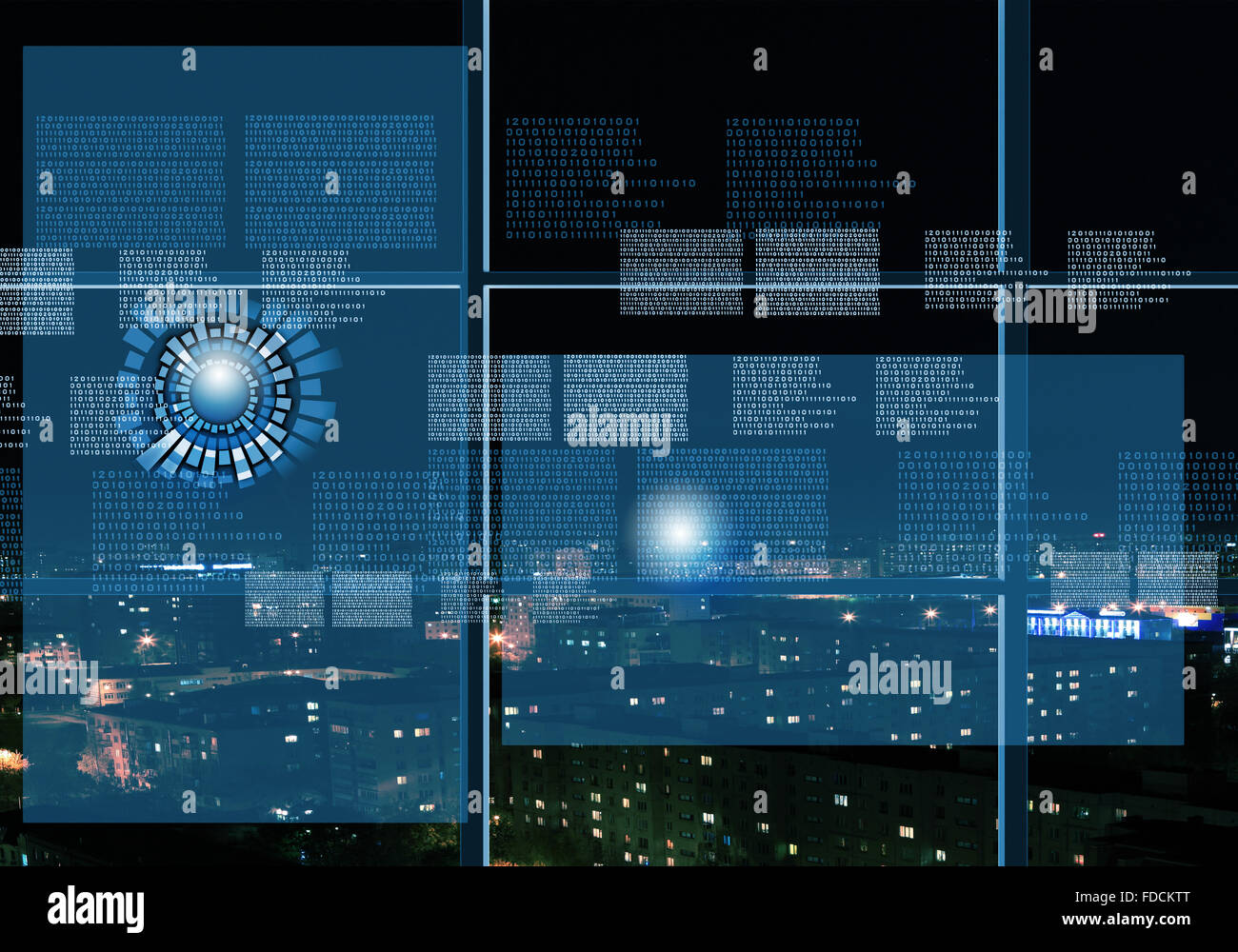 Background digital image with touch icons. Innovative technologies ...