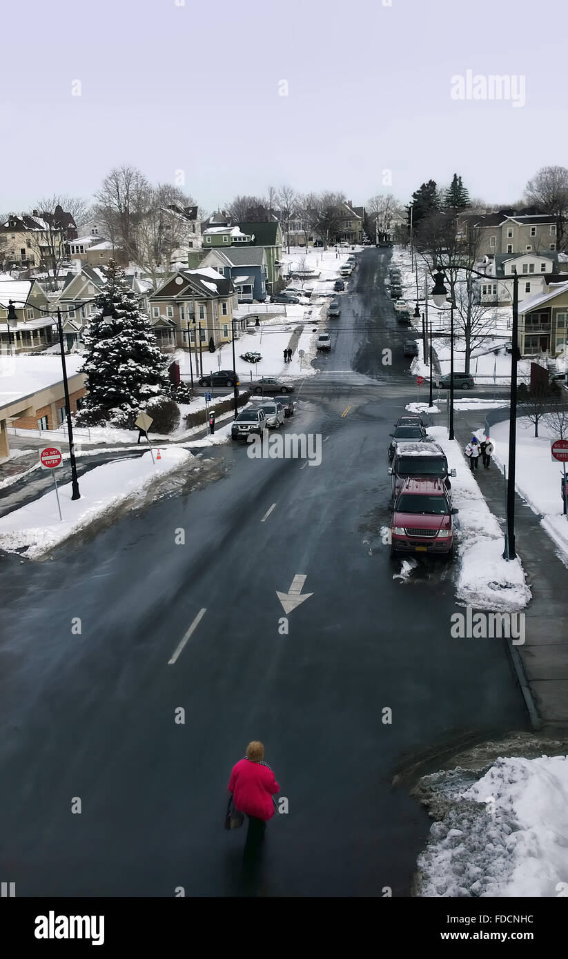 New york winter streets hi-res stock photography and images - Alamy