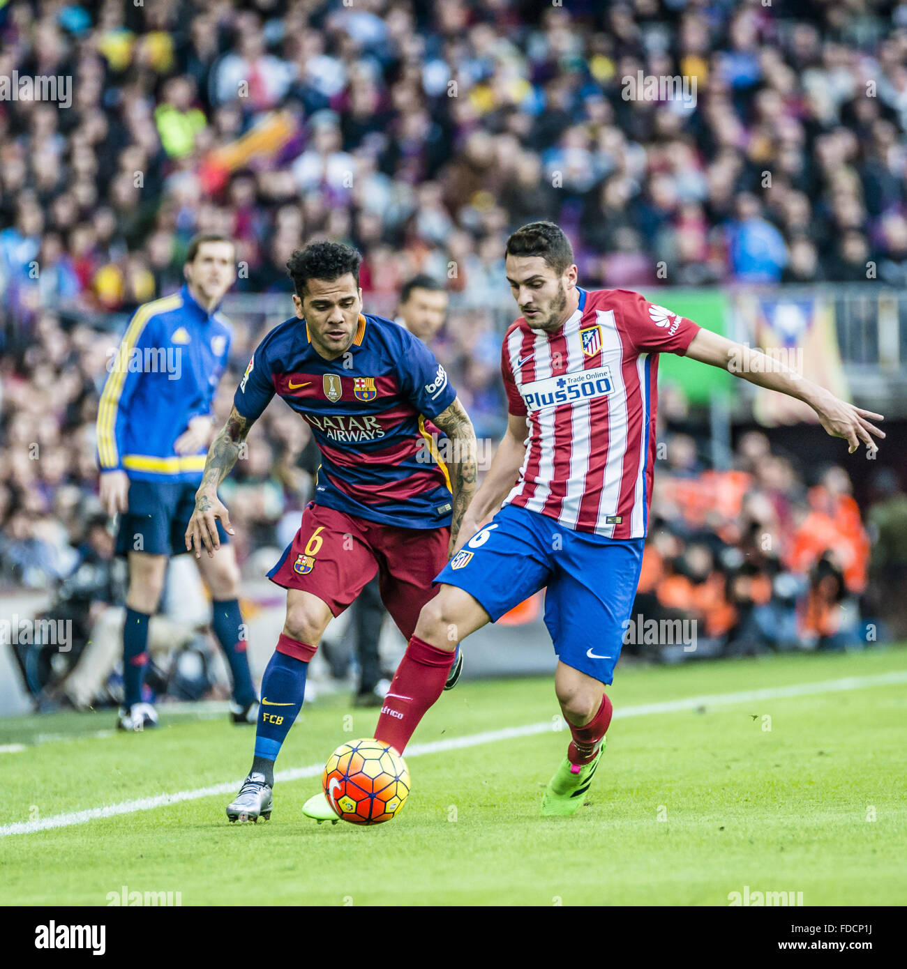 Barcelona, Catalonia, Spain. 30th Jan, 2016. FC Barcelona right back ...